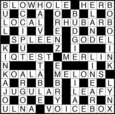 November 2018 Crossword Puzzle Answers | The Scientist