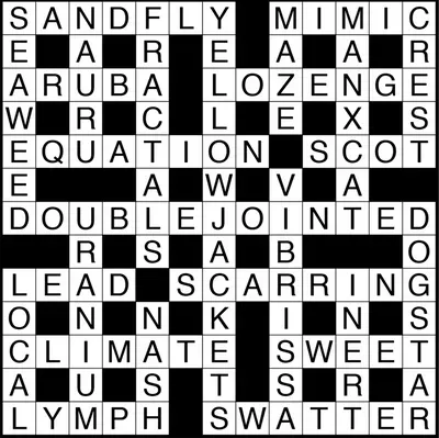 February 2019 Crossword Answers | The Scientist